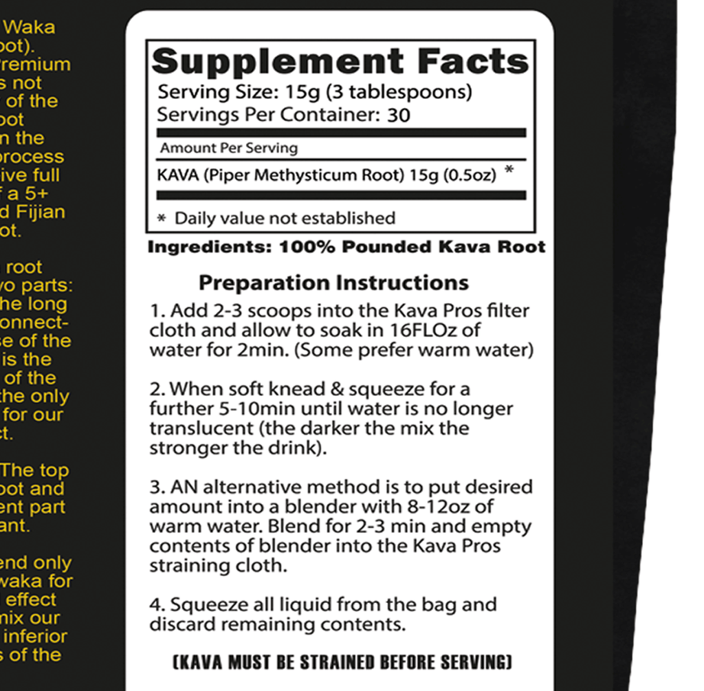 Fijian Gold Kava | Fiji Drink Kava | Kava Pros
