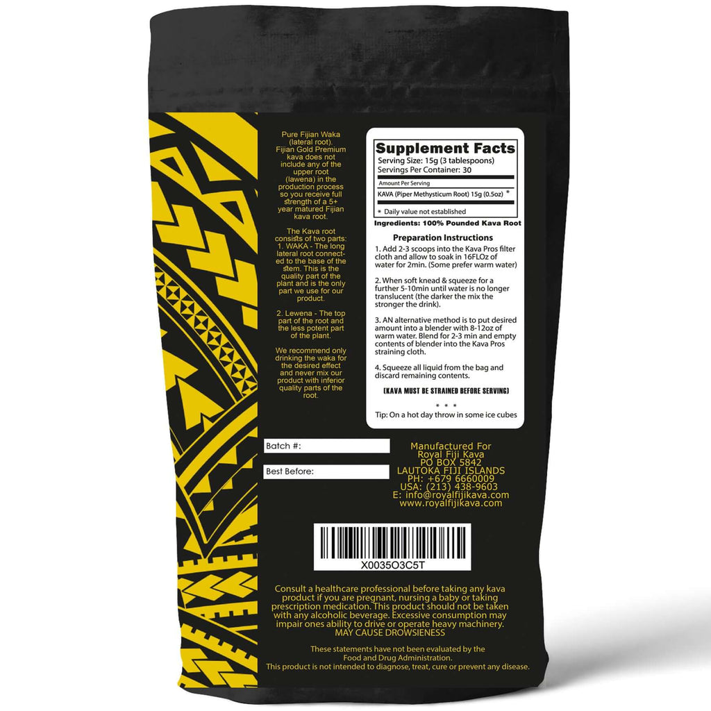 Fijian Gold Kava | Fiji Drink Kava | Kava Pros